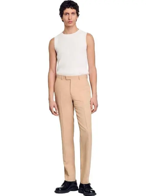 Sandro Suit Trousers - Nut
