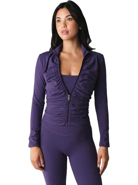 VITALITY Cloud Ii Gather Jacket - Plum