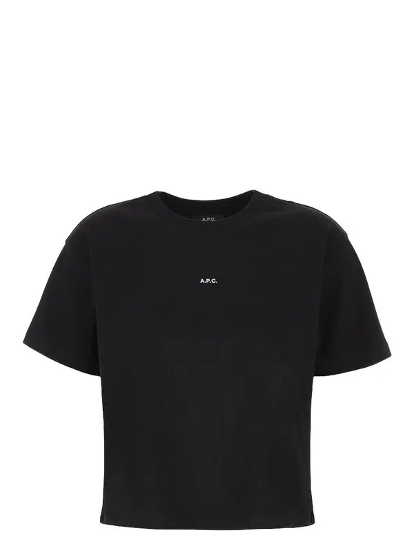 A.p.c. Cotton Crew-neck T-shirt - Black