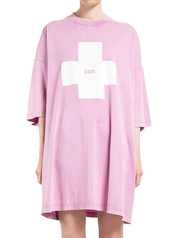 032C Oversized T-shirt - Pink