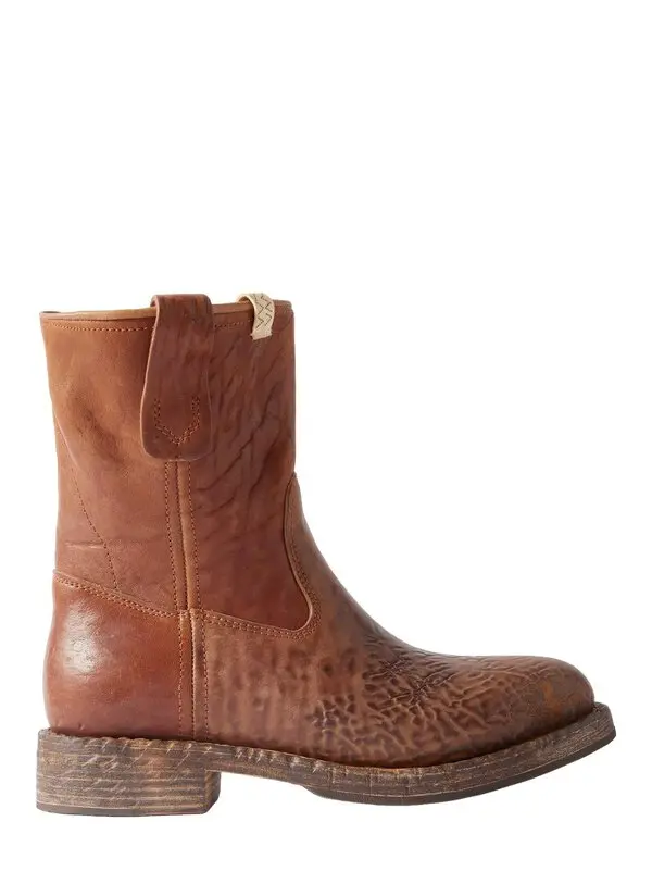 Visvim Wabanaki Leather Boots - Brown