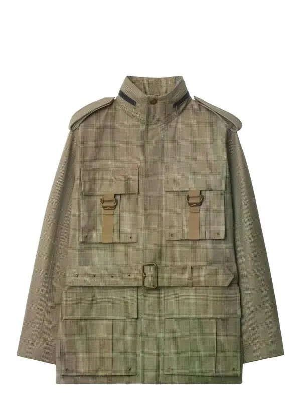 Burberry Prince Of Wales Check Jacket - Neutrals