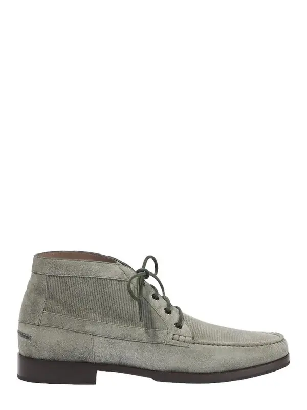 Manolo Blahnik Rhinebeck Suede Boots - Grey