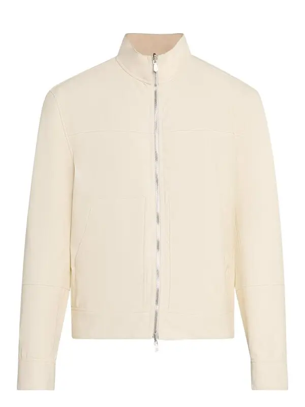 Brunello Cucinelli Reversible Leather Jacket - White