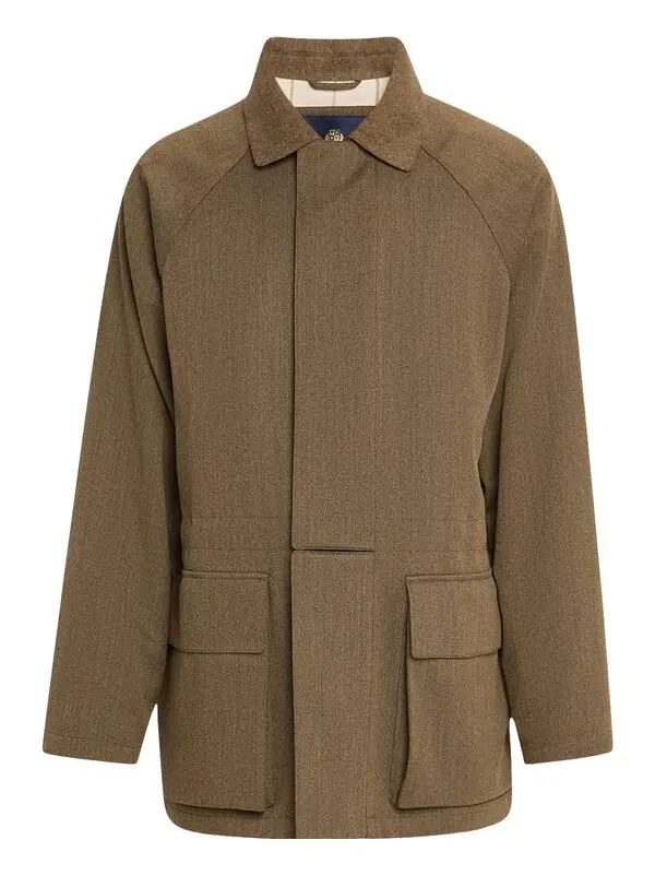 Loro Piana Horsey Wool Jacket - Shady Green