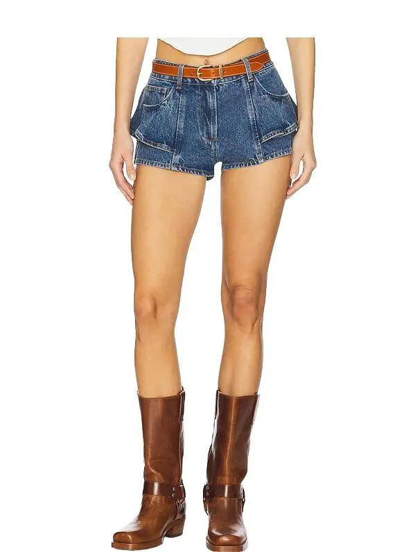 AKNVAS Riley Denim Shorts - Saxe Blue