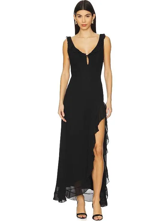 RUNAWAY THE LABEL Inayah Maxi Dress - Black