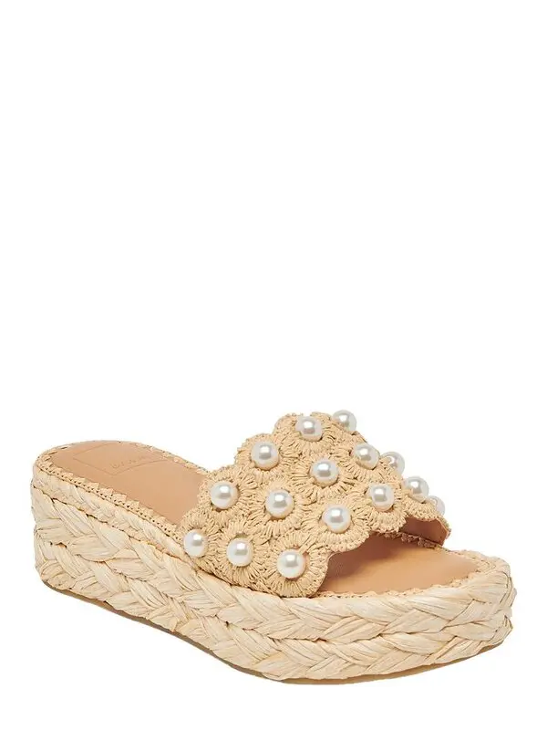Dolce Vita Caper Espadrille Sandals - Light Natural