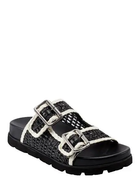 Marc Fisher Mylan Two-strap Sandals - Black