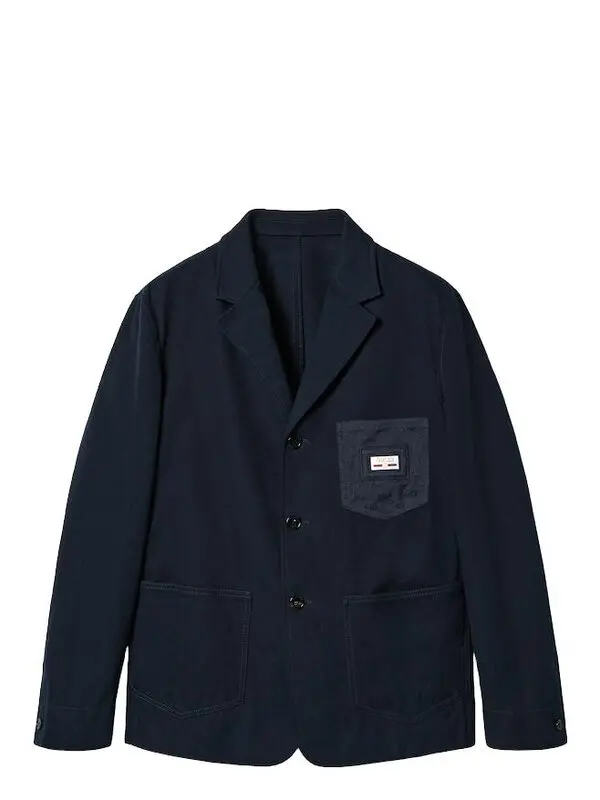 Gucci Cotton Canvas Jacket - Blue