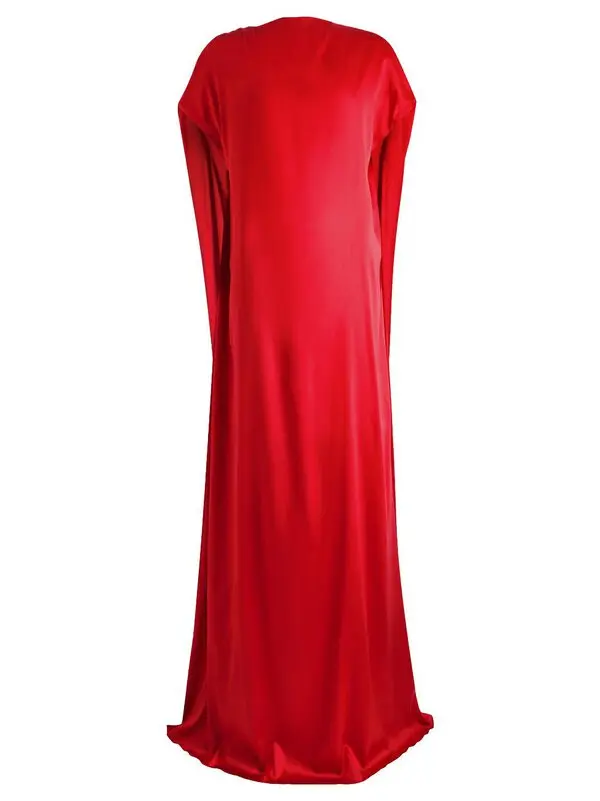 Dries Van Noten Diria Stretch-silk Satin Gown - Red