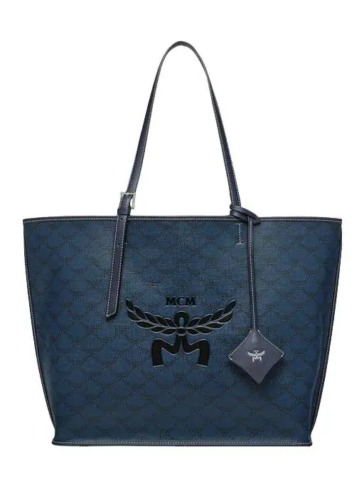Mcm Lauretos Himmel Shopper - Navy Blazer