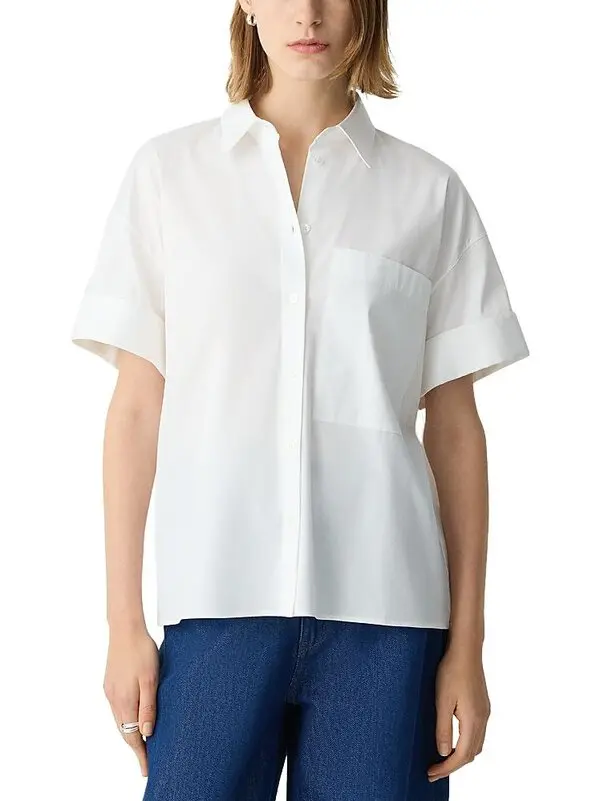 Theory Patch Pocket Shirt - White
