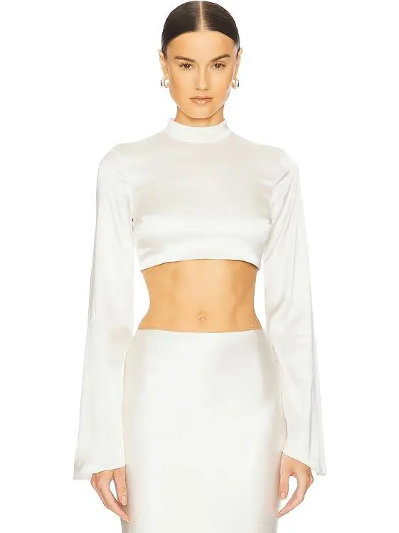 LOBA Isabelle Crop Top - Ivory