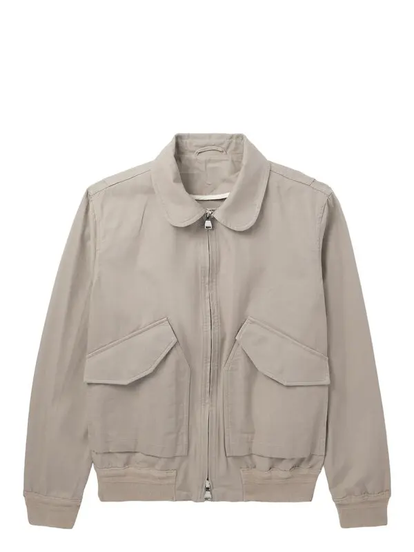 VALSTAR Cotton Bomber Jacket - Neutrals