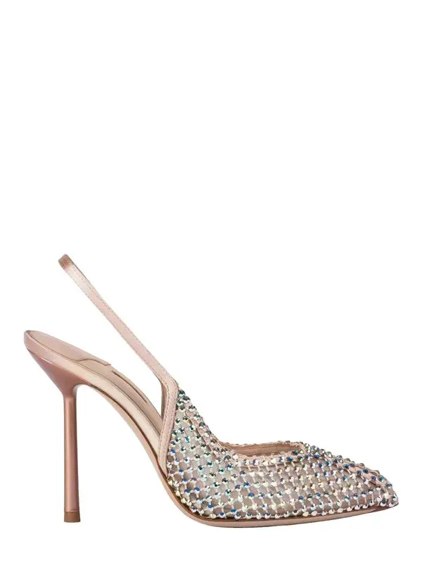 LE SILLA 100mm Gilda Pumps - Neutrals