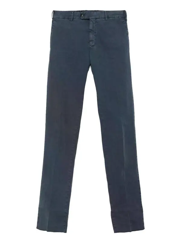PT TORINO Slub-texture Trousers - Blue