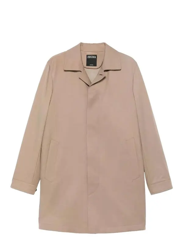 Zegna Motorin 300cc Coat - Brown