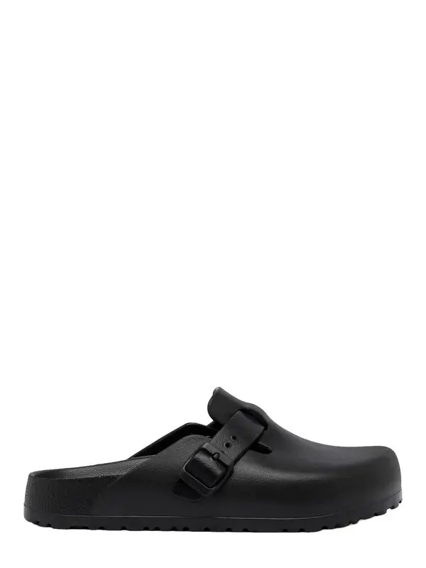 BIRKENSTOCK Boston Exquisite Leather Mules - Black