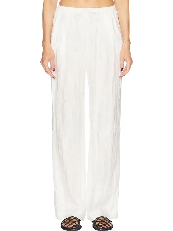 Loulou De Saison Soler Pant - Ivory