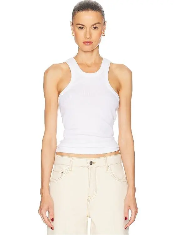 GRLFRND Essential Racer Tank - White