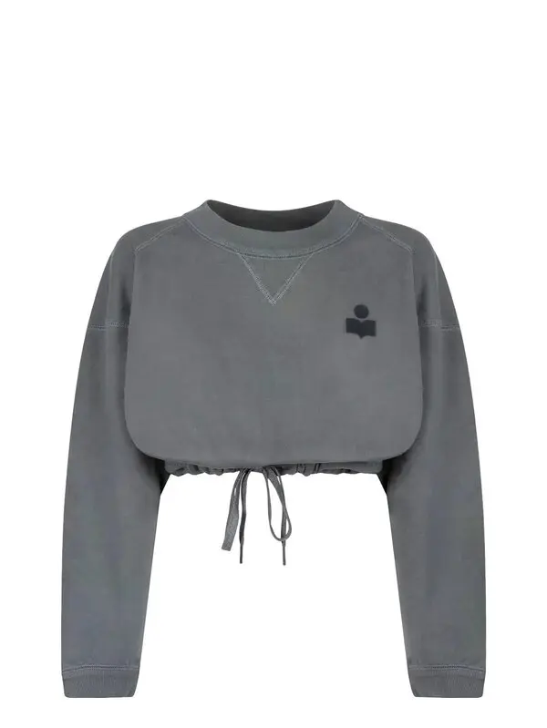 MARANT ETOILE Cropped Sweatshirt - Grey