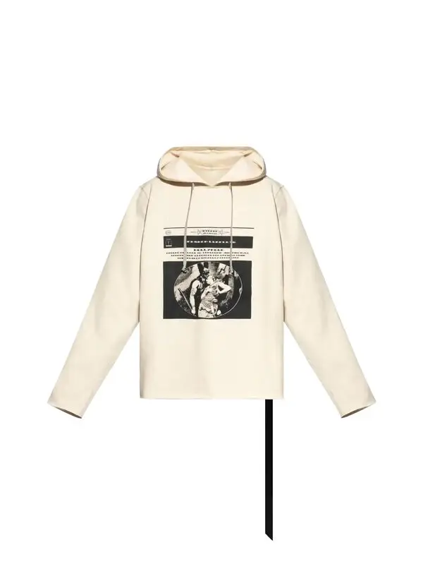 Rick Owens Hollywood Hoodie - Neutrals