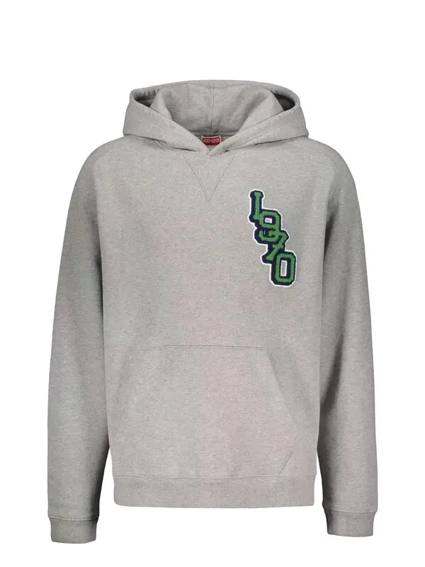 Kenzo Cotton Hoodie - Grey