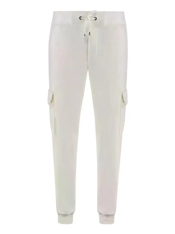 MOORER Enrich Wool Sweatpants - White
