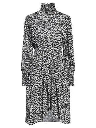 REPLAY Midi Dress Viscose, Metallic Fiber - Black