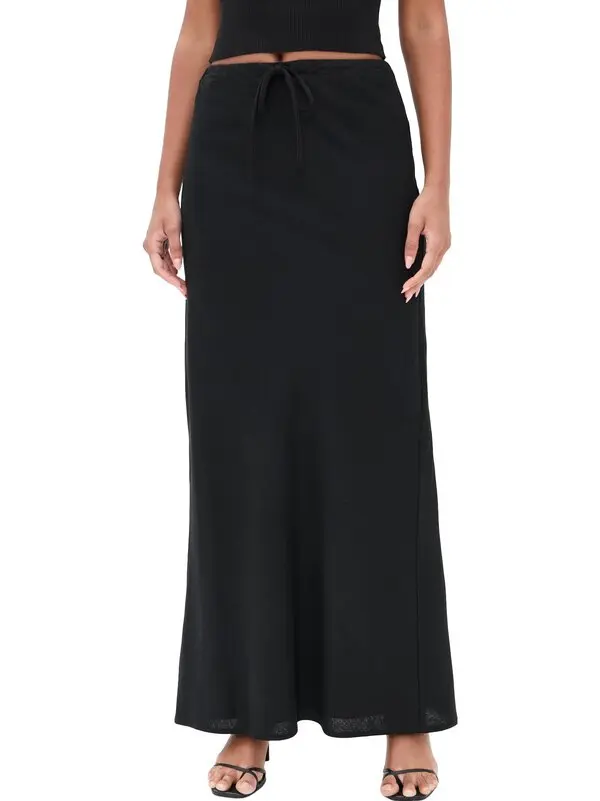 WAYF Maxi Skirt - Black