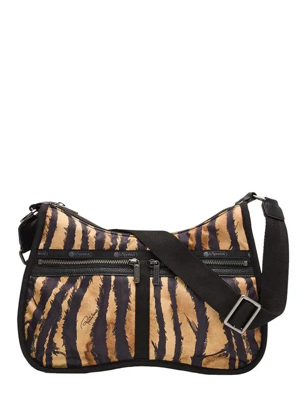 LESPORTSAC X Roberto Cavalli Torino Zebra-print Crossbody Bag - Freedom Rum Torino