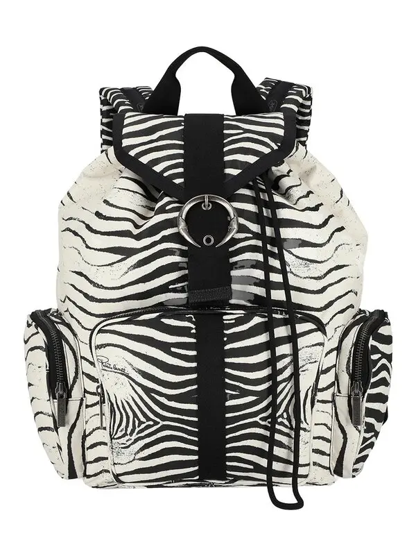 LESPORTSAC X Roberto Cavalli Napoli Zebra-print Backpack - Mini Zebra Napoli
