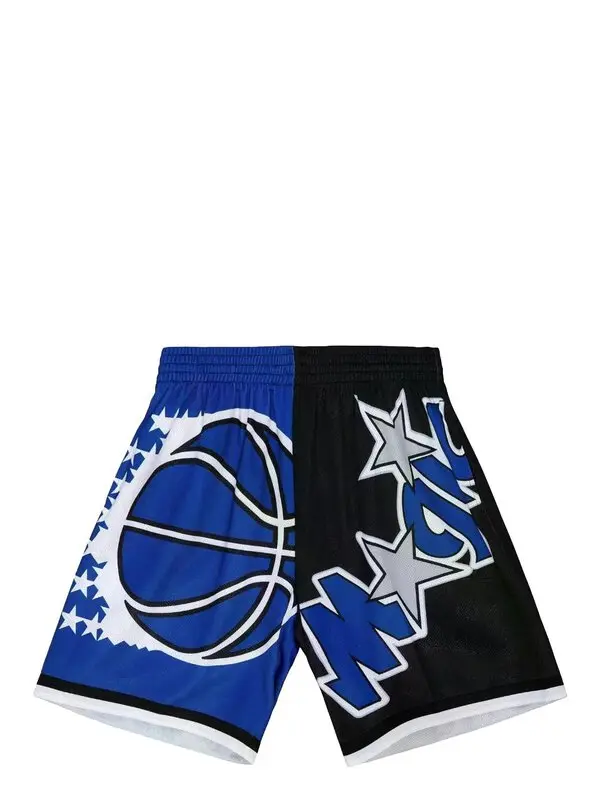 Mitchell & Ness Nba Orlando Magic Big Face 5.0 Shorts - Blue