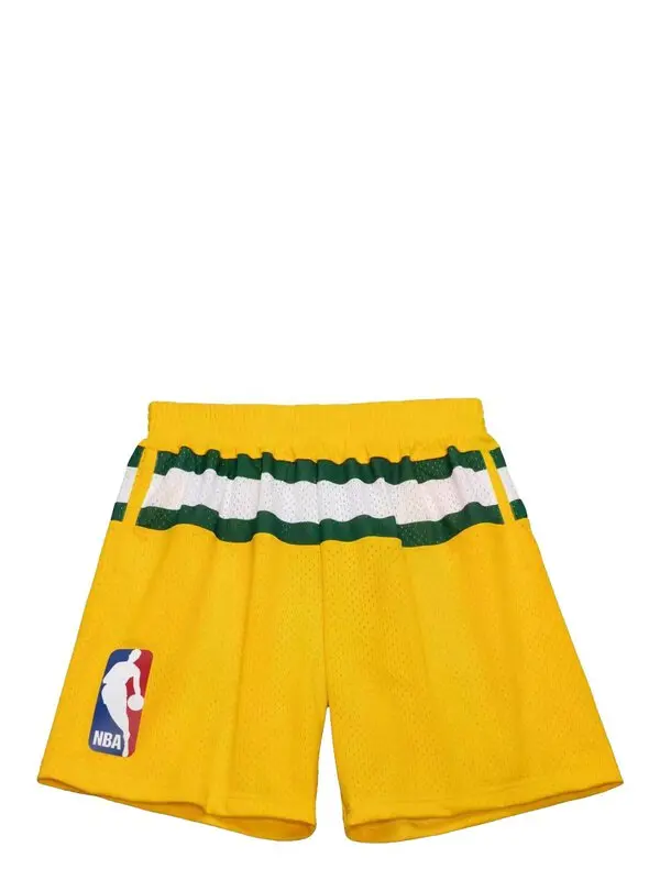 Mitchell & Ness 2003 Seattle Supersonics Swingman Shorts - Yellow