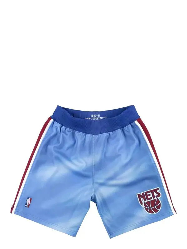 Mitchell & Ness 1990/91 New Jersey Nets Authentic Shorts - Blue
