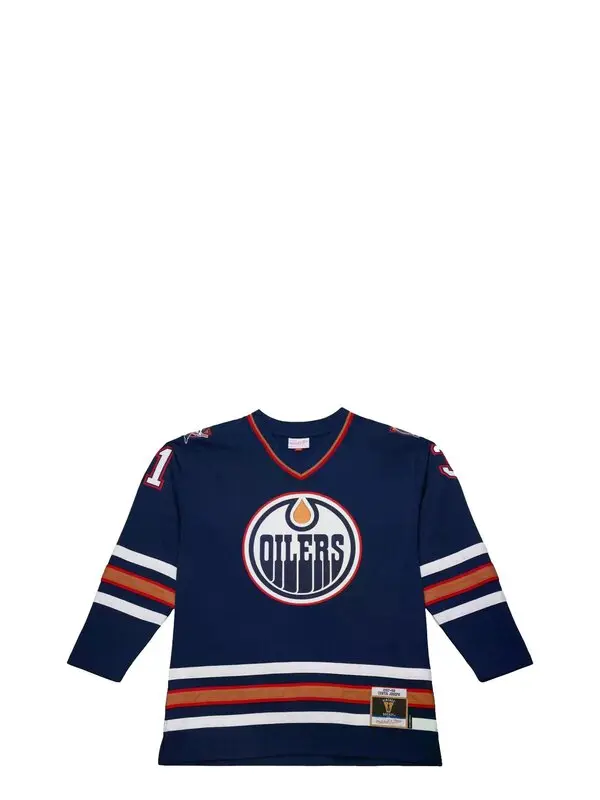 Mitchell & Ness Edmonton Oilers 1997/98 Curtis Joseph Power Play Jersey - Blue
