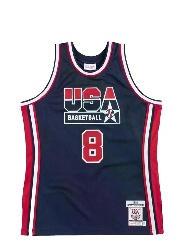 Mitchell & Ness Authentic Team Usa 1992 Scottie Pippen Jersey - Blue
