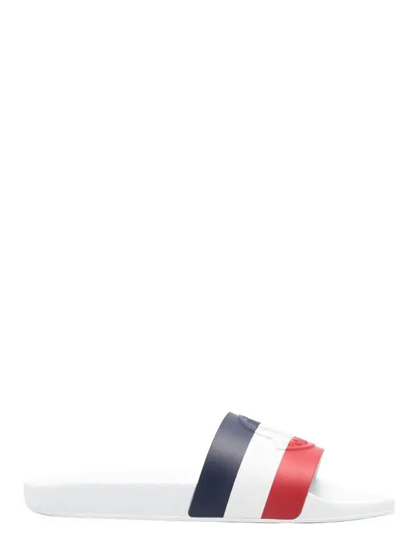 Moncler Basile Slides - 002 White