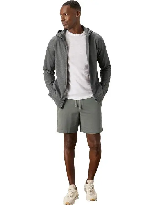 PACT Organic Cotton Stash French Terry Short - Castor Grey