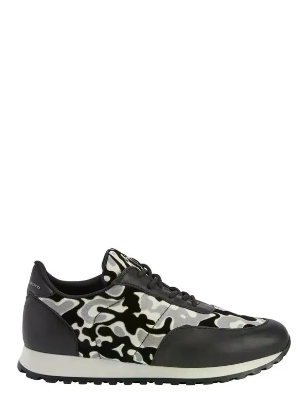 GIUSEPPE ZANOTTI Jimi Leather Sneakers - Black