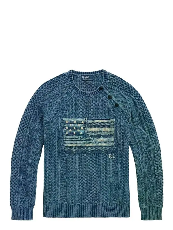 Ralph Lauren Cable-knit Jumper - Blue
