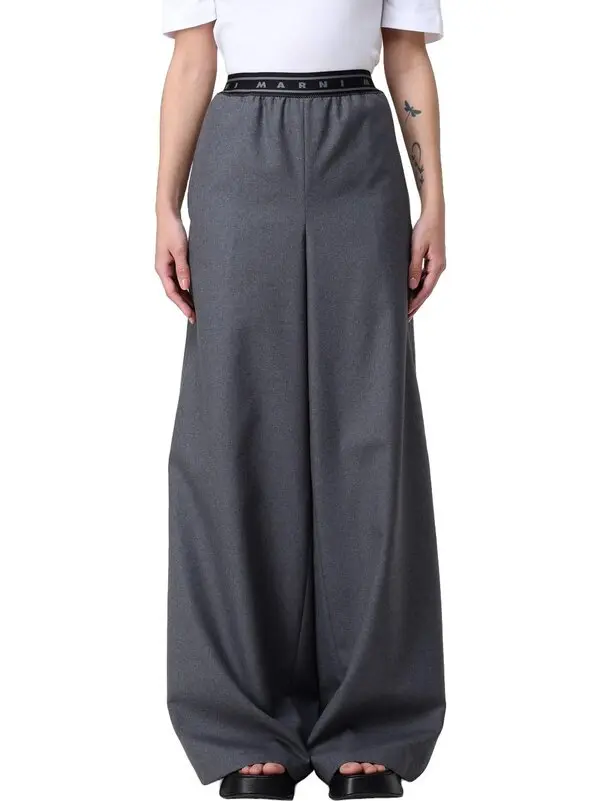Marni Wide Leg Pants - Grey