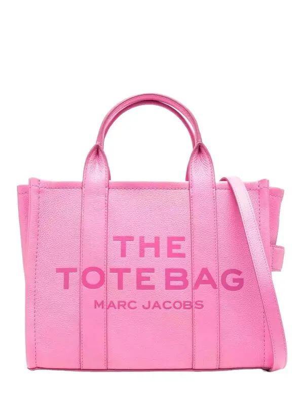 Marc Jacobs Leather Medium Tote Bag - Pink