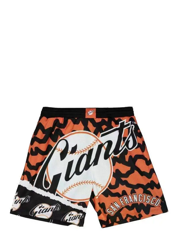 Mitchell & Ness Nba San Francisco Giants Jumbotron 2.0 Sublimated Shorts - Black