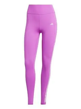 Adidas Optime 3-stripes Full-length Leggings - Purple Burst