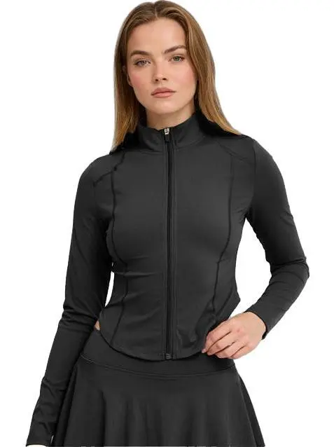 BLVCK PARIS Tennis Zip Jacket - Black
