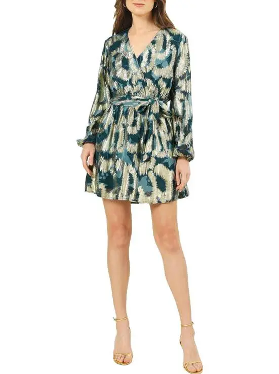 Omika Samira Mini Dress - Santari Peacock