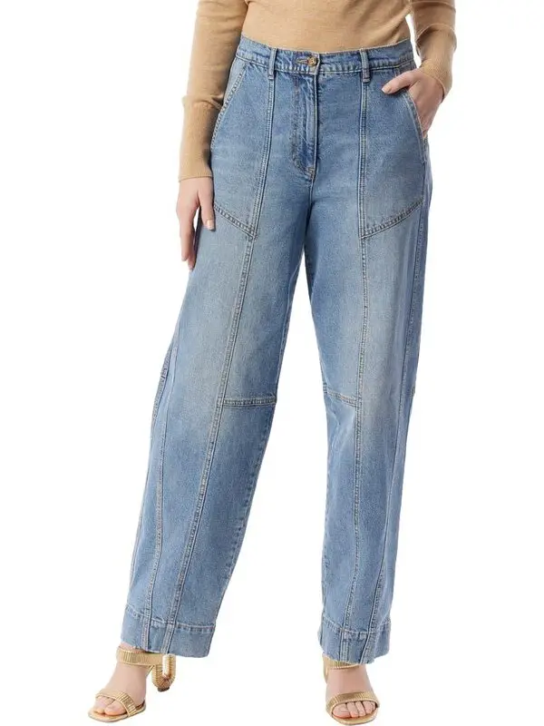 DO BY DEE OCLEPPO Angelica Tapered Utility Jeans - Nimbus Wash