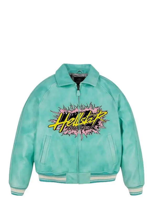 HELLSTAR X Avirex Jacket - Turquoise